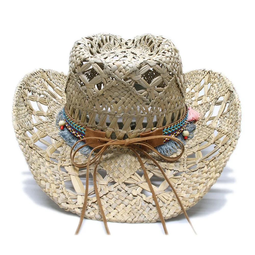 LUCKYLIANJI женские мужские винтажные широкие поля, из соломы солнце ...