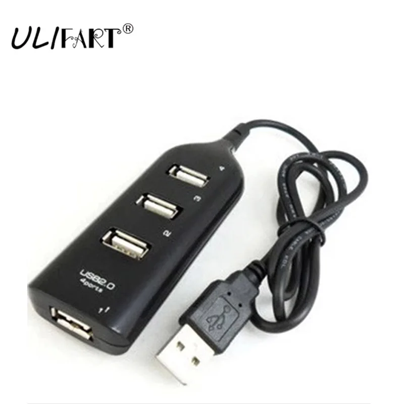 ULIFART-Mini-4-Port-USB-Hub-High-Speed-USB1-1-Humanoid-Splitter-Cable ...