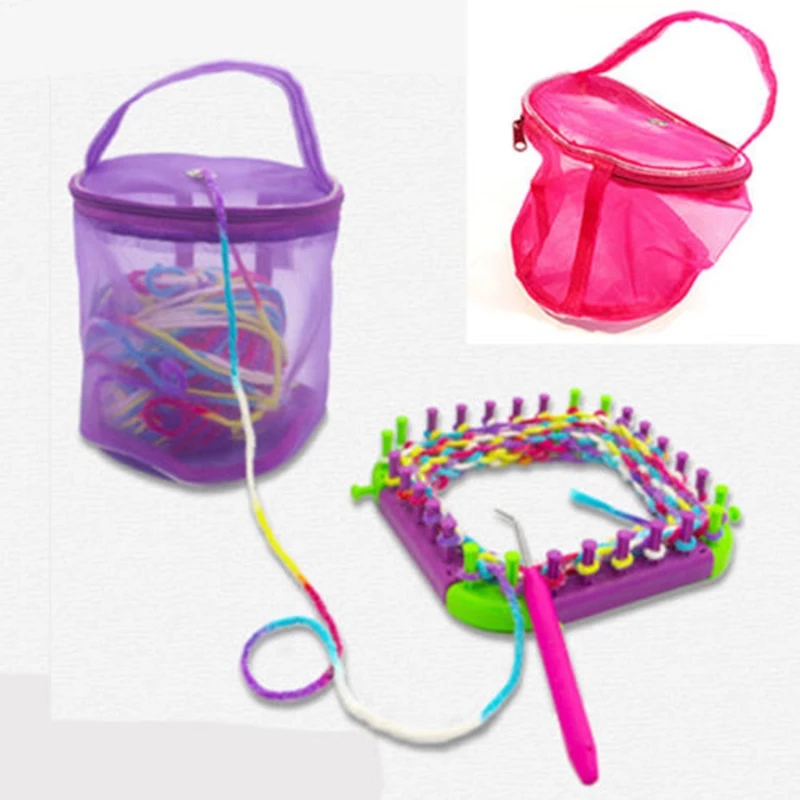 Yarn Bag Sewing DIY Mesh Holder Thread Storage Crochet Organizer Kit ...