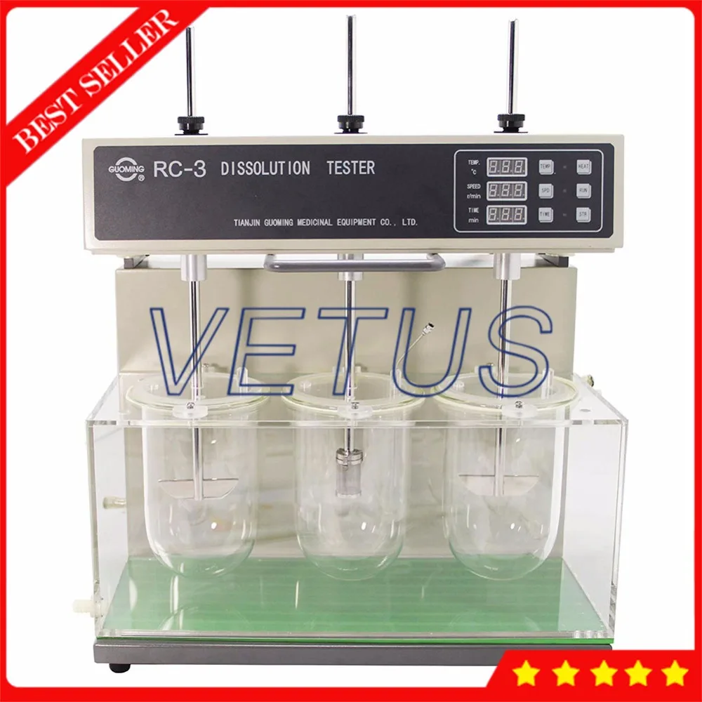 Rc-3 Intelligent Dissolution Tester Manual Flip Dissolution Testing ...