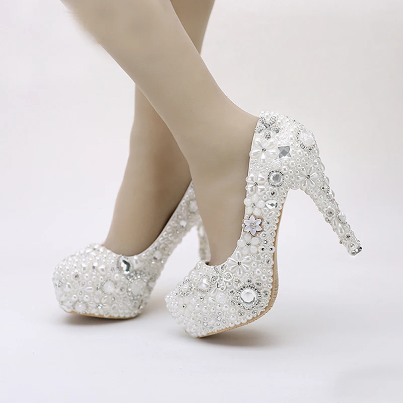 Inch Silver Pageant Shoes