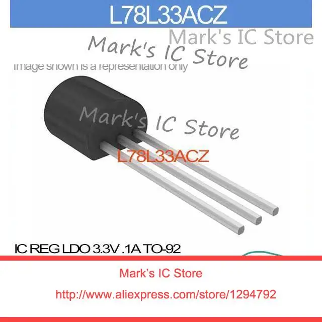 L78l33acz IC REG LDO 3.3 v. 1A TO 92 L78L33AC 78L3 L78L33 78L33 L78L3 ...