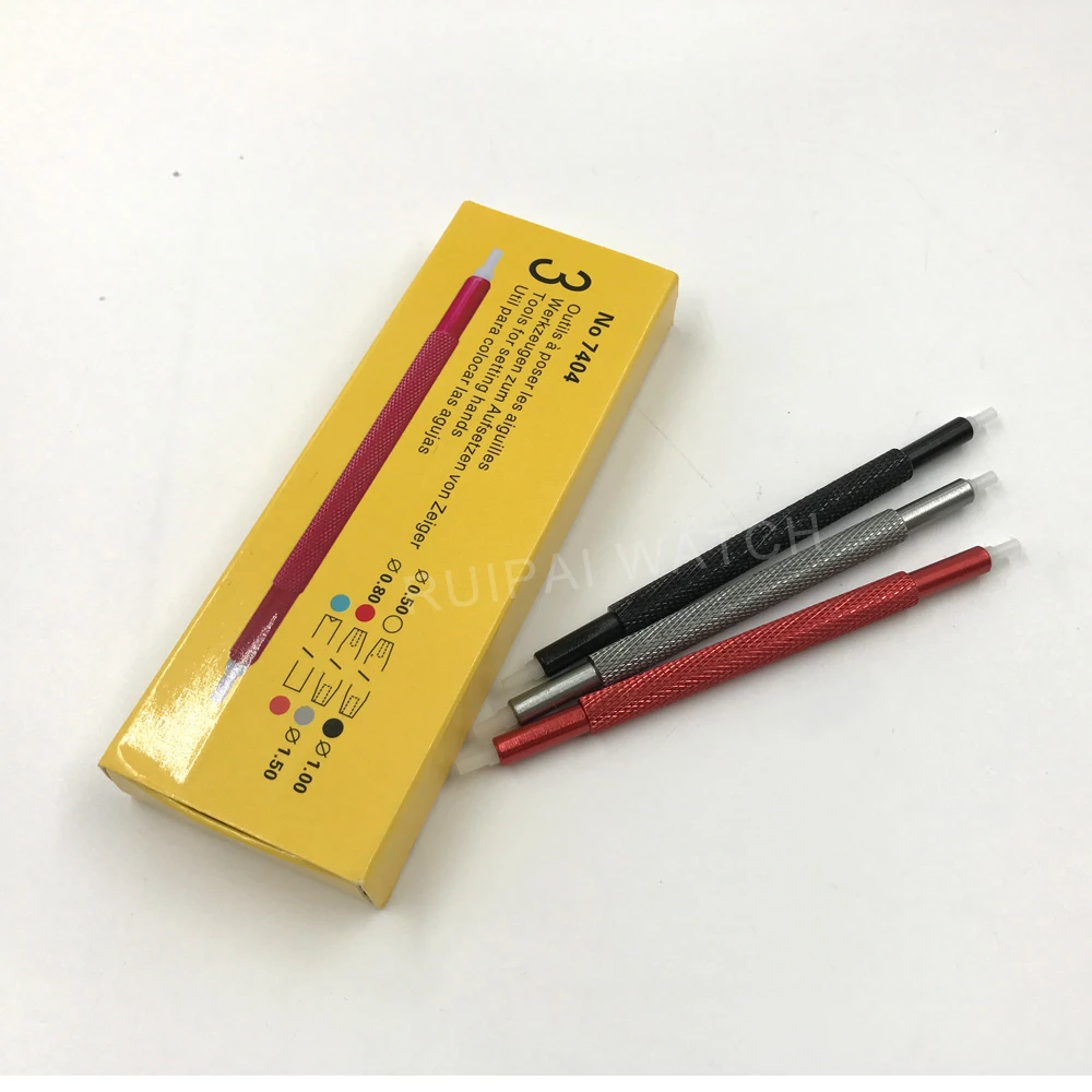 Best Promotion!! 3pcs/lot 7404 Watch Hand Pressers Pusher Fitting Set ...