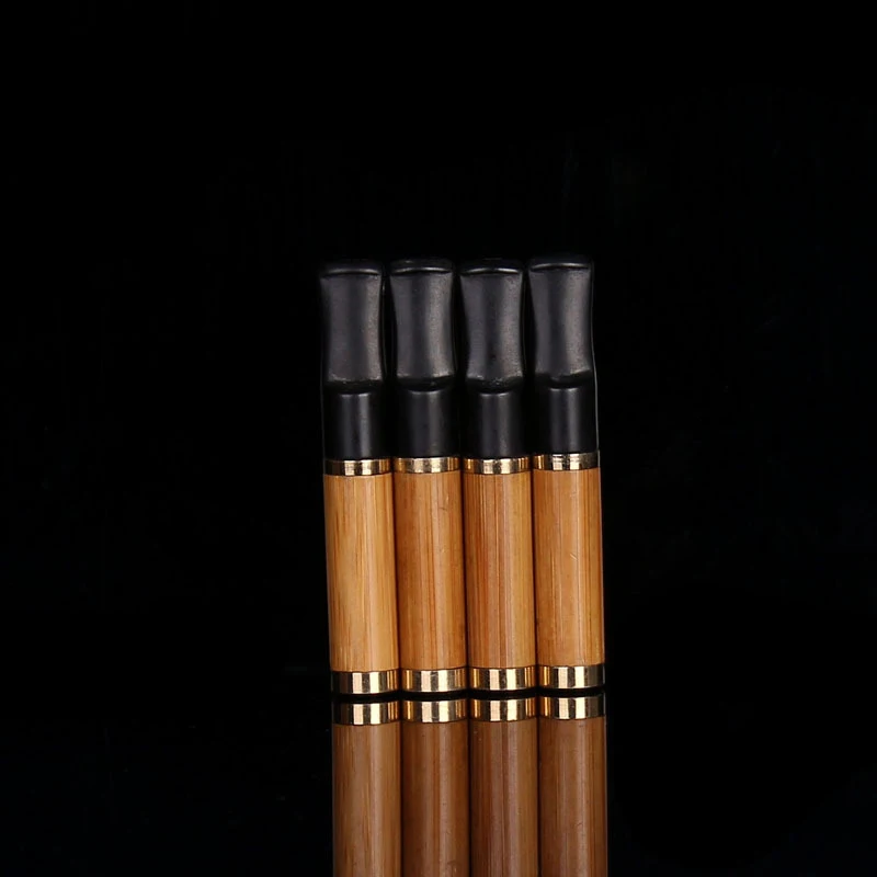 1 Pcs Bamboo Wood Solid Wood Pipes 8mm Cigarette Holder Mouthpiece ...