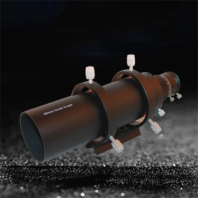 New 60mm Guide Scope Full-metal 6-point screw Bracket Double Helical ...