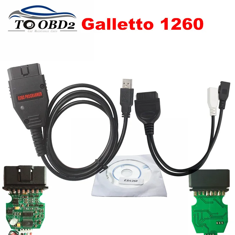 EOBD2 Programmer Galletto 1260 OBD/OBDII ECU Flasher OBDII Compatible ...