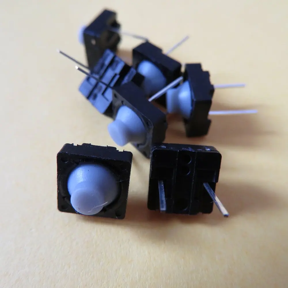20pcs/lot 8x8x5mm Dip Push Press Momentary Silent Noiseless Button Key ...