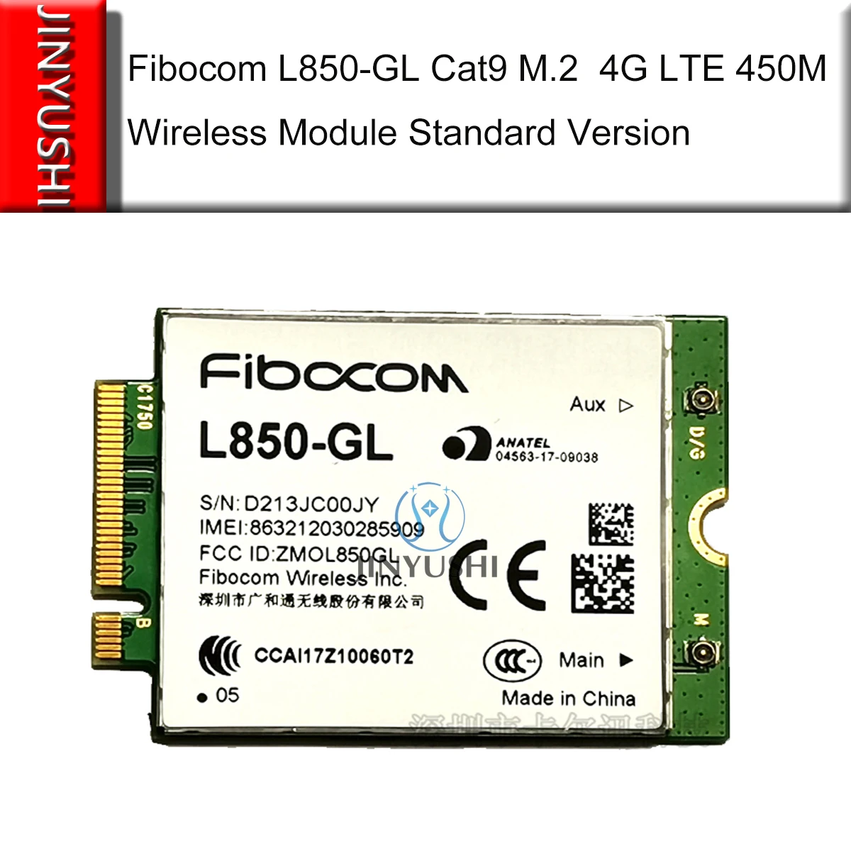 JINYUSHI – module sans fil Fibocom L850 GL M.2 LTE FDD/LTE TDD/WCDMA 4G ...