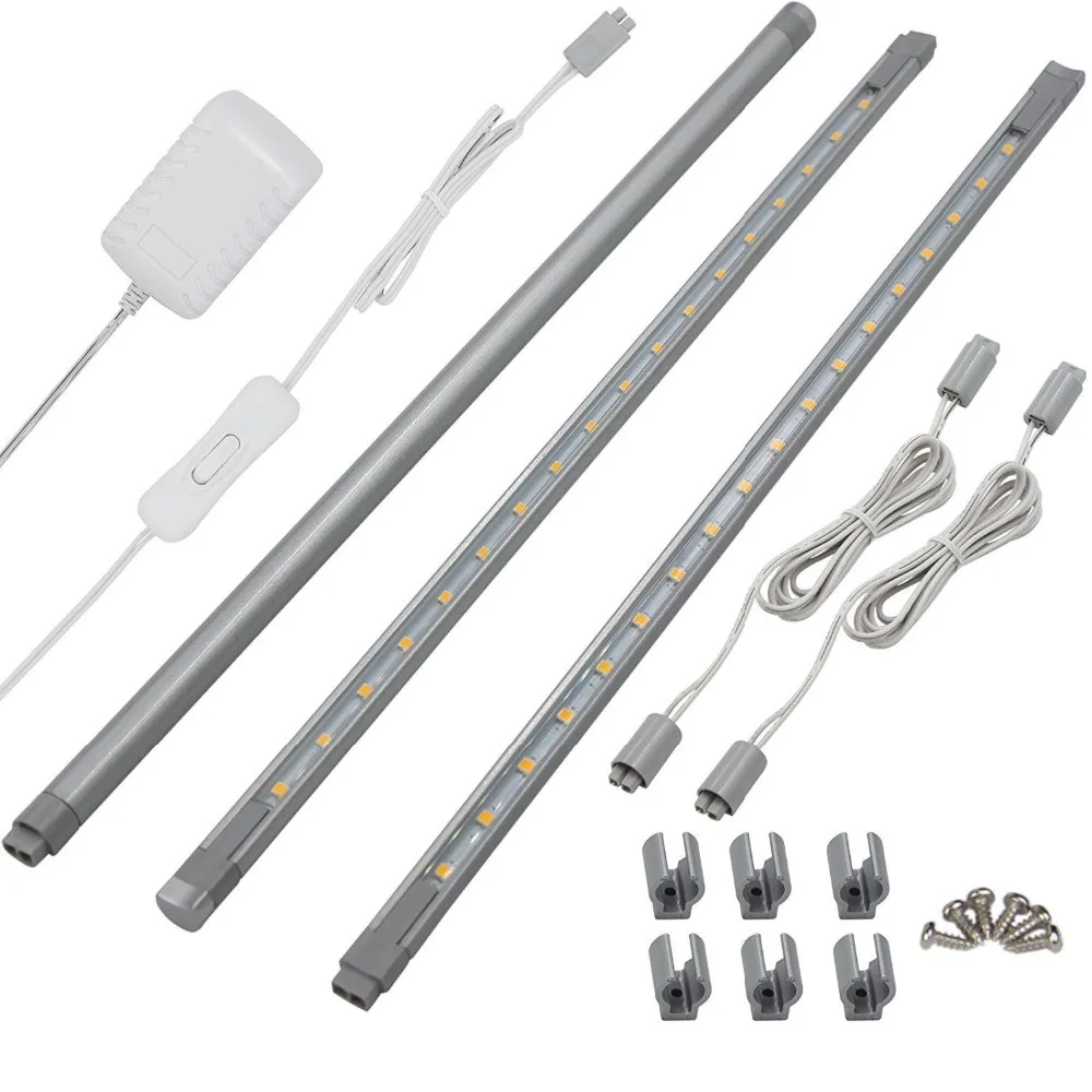 3 Pak LED Koppelbaar Super Heldere & Slim Onder Kast lichten Bar ...