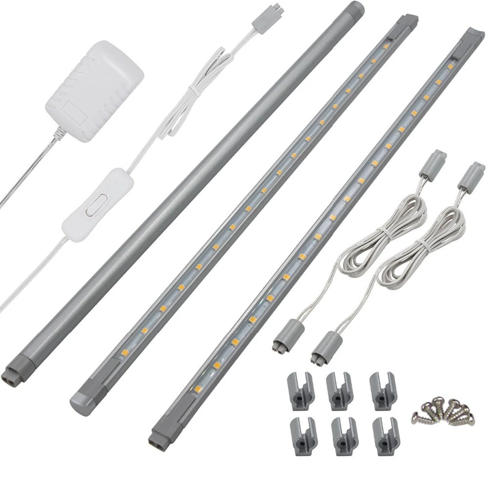 3 Pak LED Koppelbaar Super Heldere & Slim Onder Kast lichten Bar ...