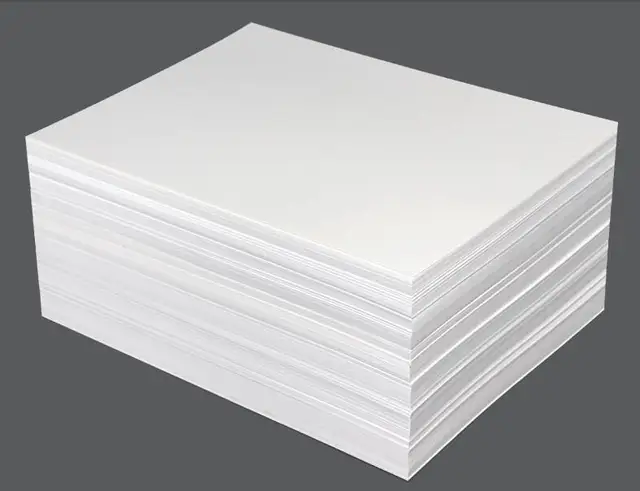 A4 300gsm Plain White Matte Thick PAPER Cardstock Cardboard Craft ...