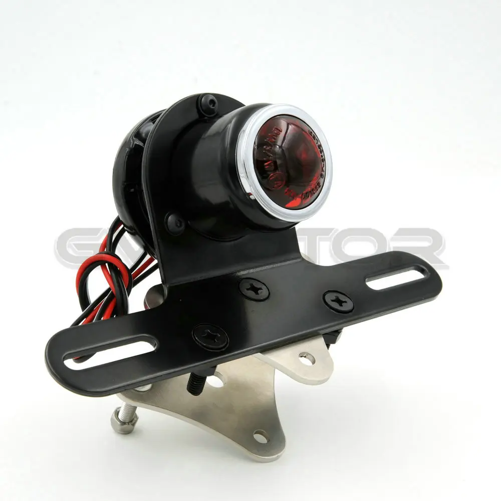 Vintage Cafe Racer Waterproof Motorcycle Mt110 Lucas-style Brake Light ...