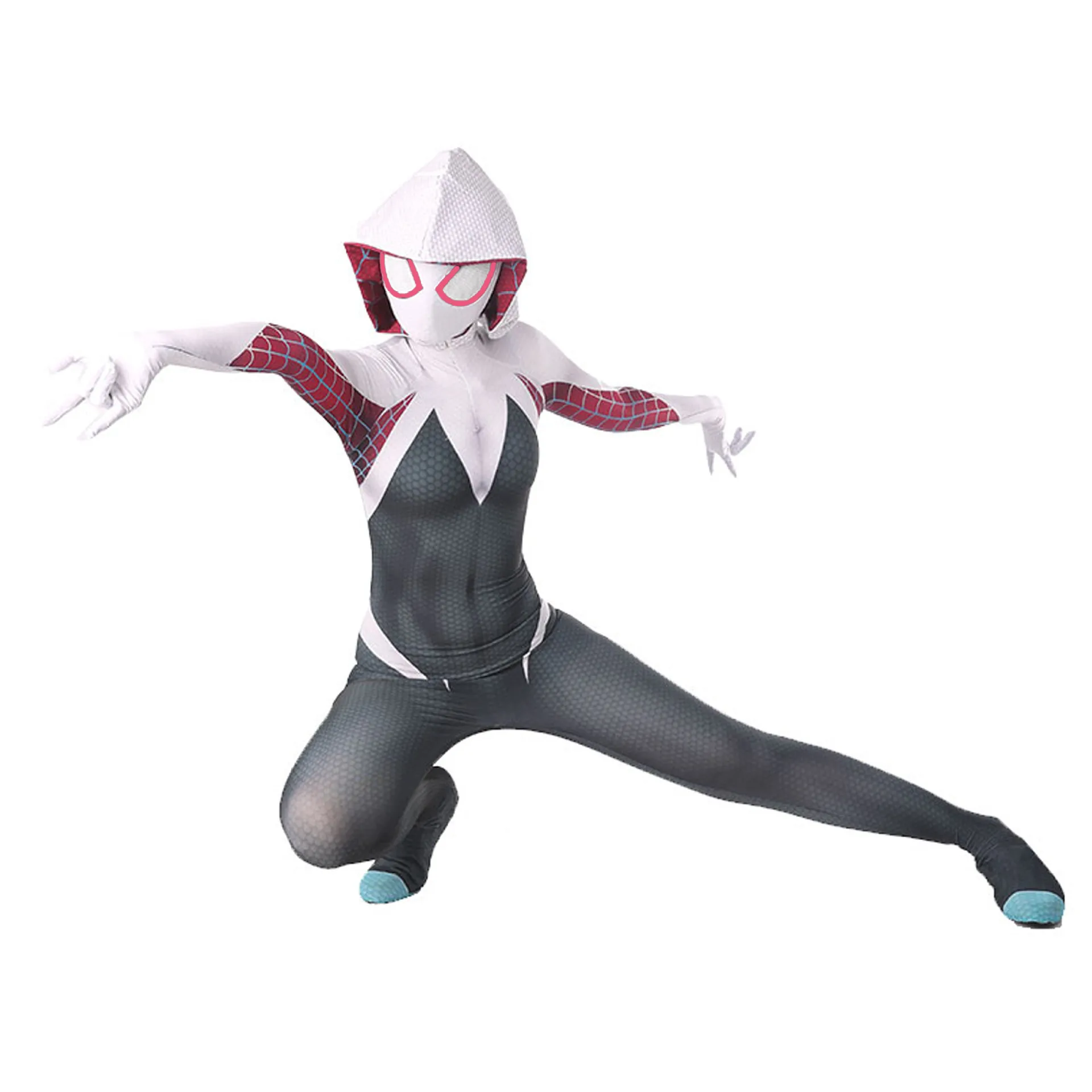3d Print Spider Gwen Stacy Spandex Lycra Zentai Spiderman Costume For