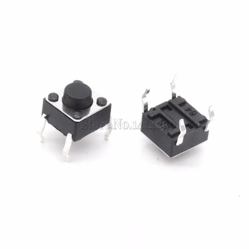 6x6x5mm 4 Pin Dip Tactile Momentary Push Button Switch | Momentary ...