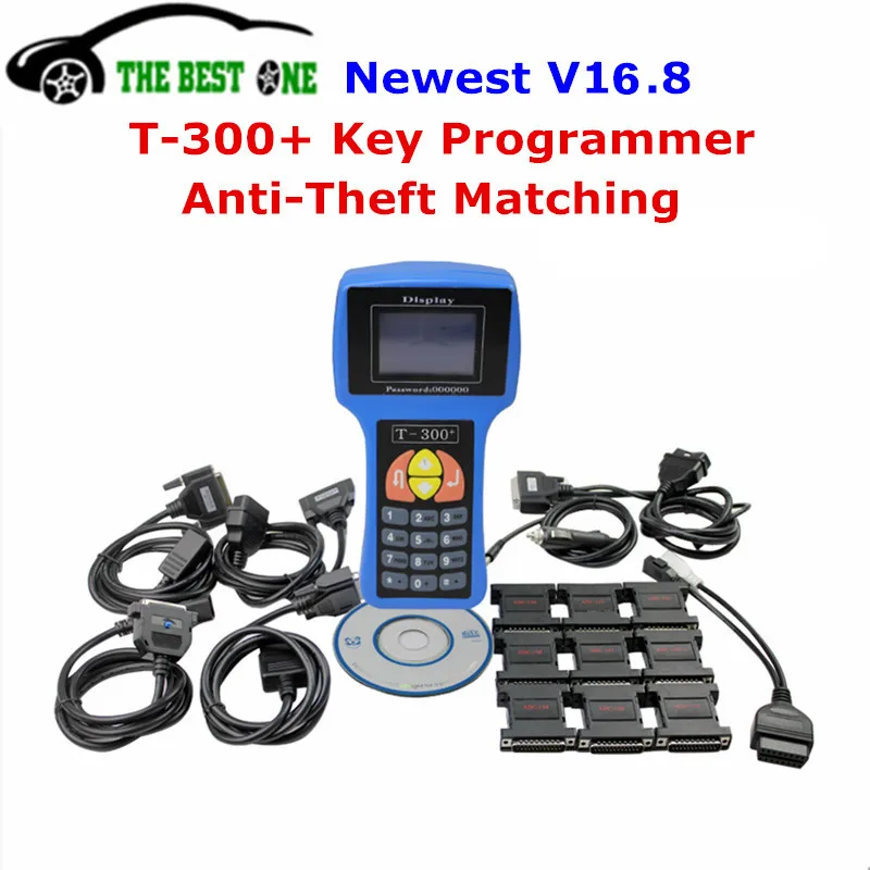 Professional Car Key Programmer T300 V16.8 T 300 Auto Transponder Key ...