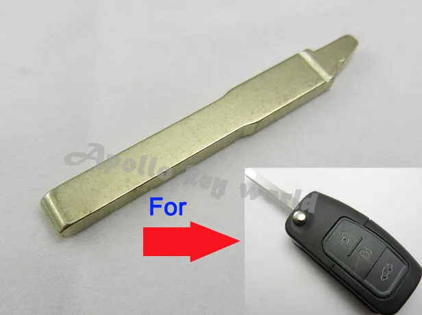 Replacement Flip Remote Key Blank Uncut Key Blade For Ford Focus - Key ...