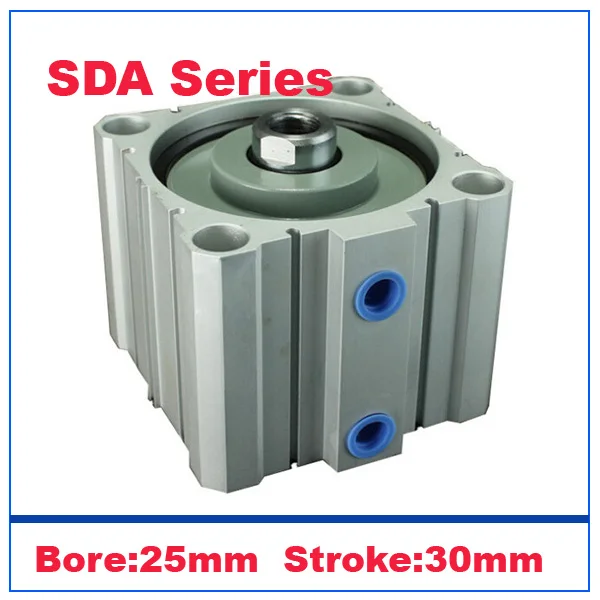 High quality 25mm bore 30mm stroke double acting valve actuator ...