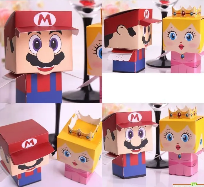 super mario wedding favor candy box wedding gift boxes chocolate box ...