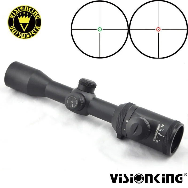 Visionking 1.5 5x32 Wide Angle Scopes Tactical Military Rifle Scope ...