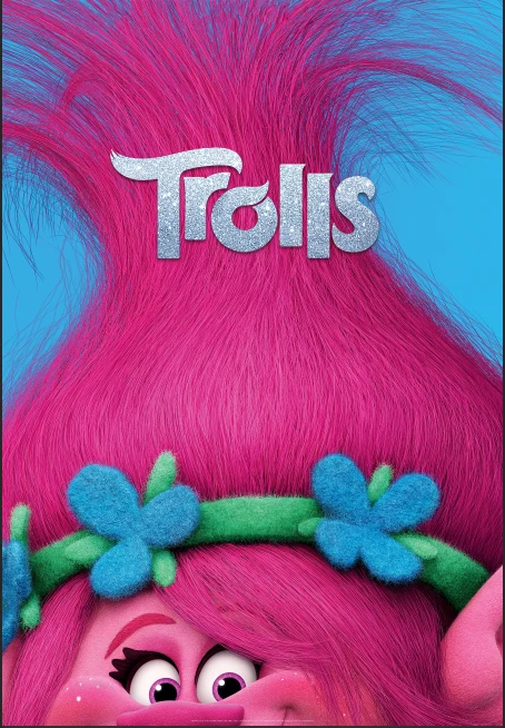 5x7FT Good Luck Trolls Poster Poppy Hair Custom Photo Studio Backdrop ...