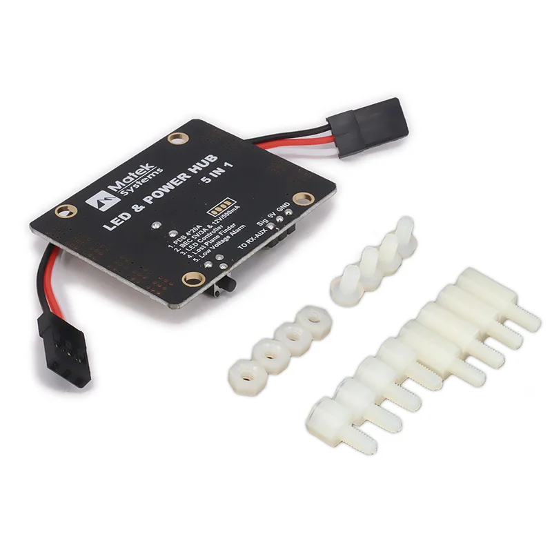 LED & POWER HUB 5 IN 1 V3 Power Distribution Board, BEC For FPV ...