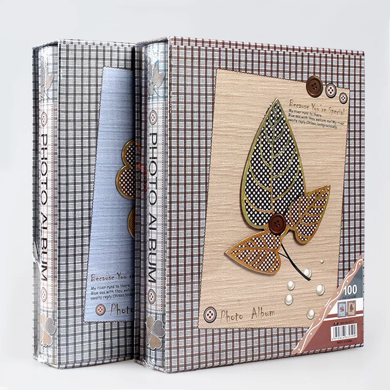 200กระเป๋าประเภทสมุดภาพ Interleaf ประเภทคลาสสิก6นิ้ว Sping กระดาษคนรัก ...