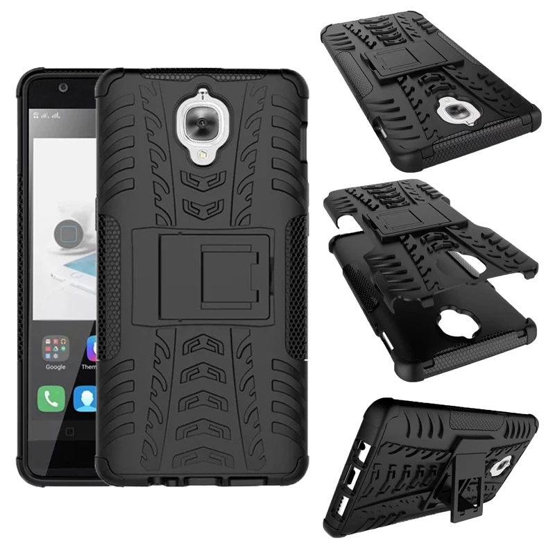 One Plus 3T 3 Case Dual Layer Hybrid Hard TPU+PC Armor Kickstand Cover ...