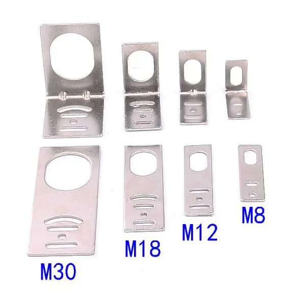 10PCS Sensor Mounting Bracket for M8 M12 M18 M30 Photoelectric ...