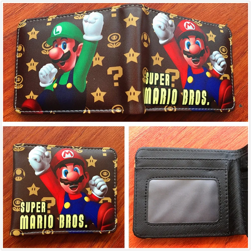 New Arrive Cute Game of SUPER MARIO WORLD Wallets Men Women Purse Boys ...