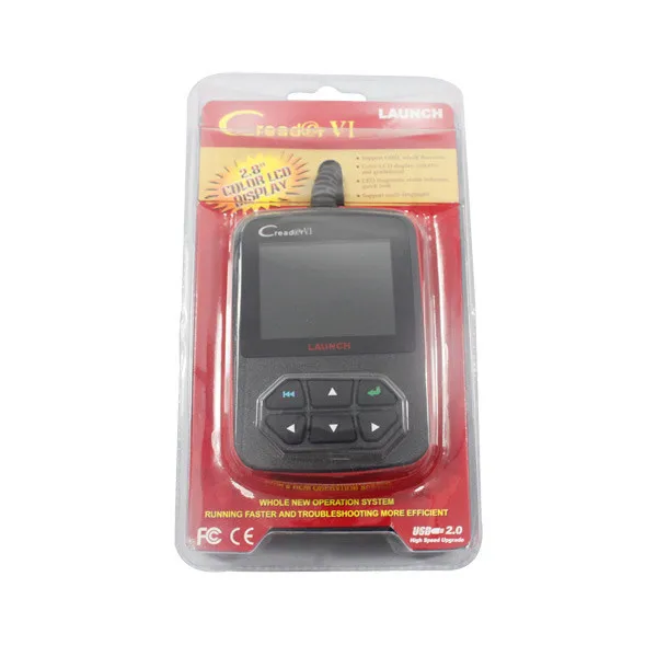 100% Original Launch Creader VI creader 6 OBD2 Code reader Color screen ...