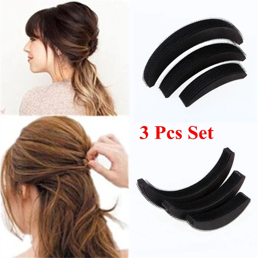 2021-3Pcs-set-New-Fashion-Heightening-Punta-Hair-Bangs-Hair-Pad ...