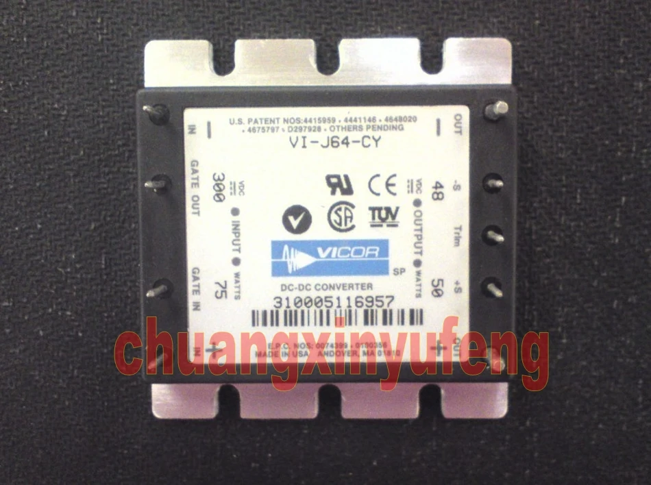 Módulo convertidor VI J64 CY VICOR, medio ladrillo, DC DC, CC 300V 48V 50W1A, módulo de fuente ...