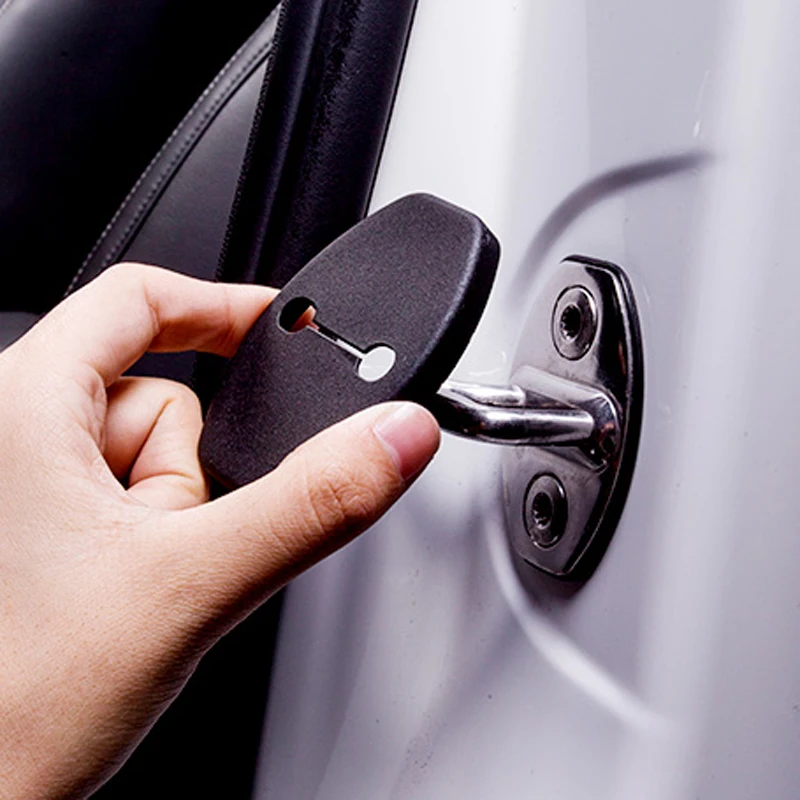 Car Door Lock Cover For Volkswagen Tiguan Polo Passat B5 B6 B7 Skoda ...