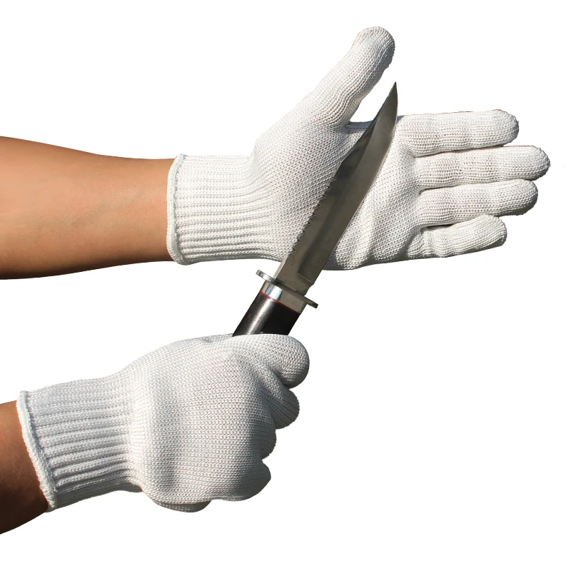 Hoomall Durable 5 Steel Wire Gloves Professional Protective Self ...