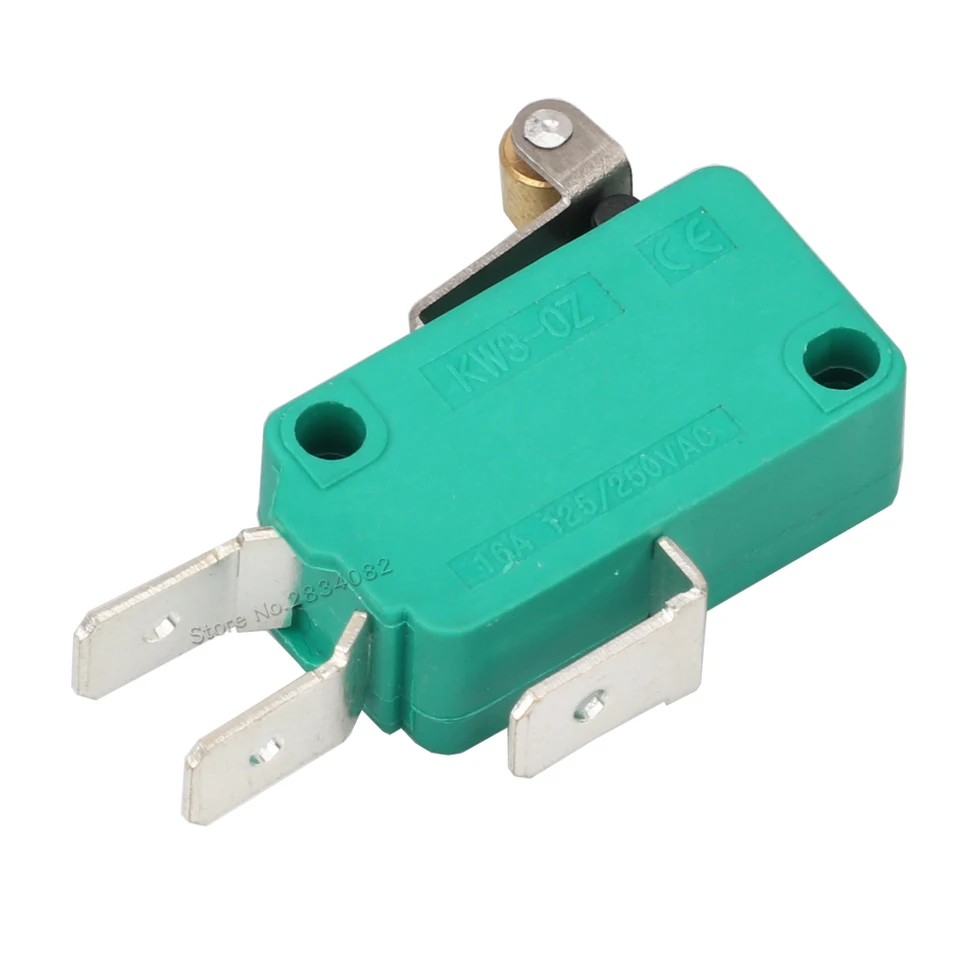Fielec SPDT 1NO 1NC Panel Mount Roller Plunger Type Micro Switch 16A 125/250V KW3-OZ-2 2PCS ...