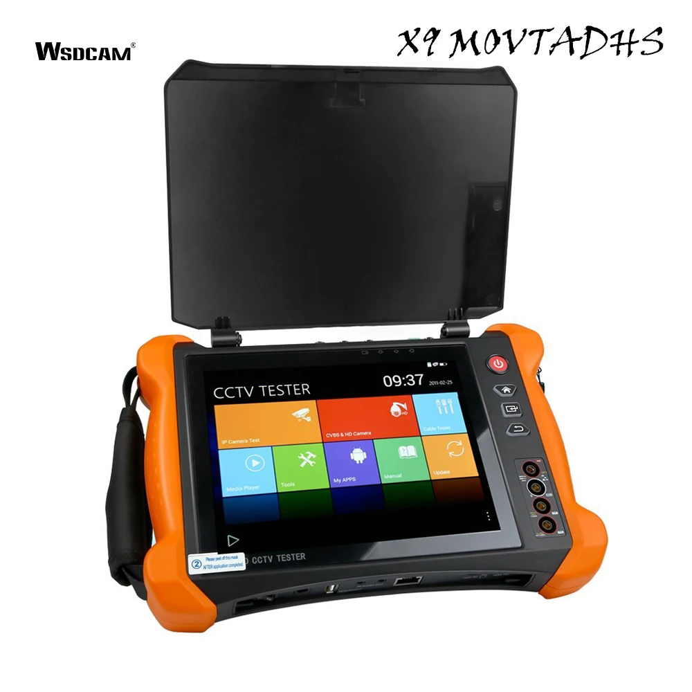 8 Inch IP Camera Tester Security CCTV Tester Monitor with SDI/TVI/AHD ...