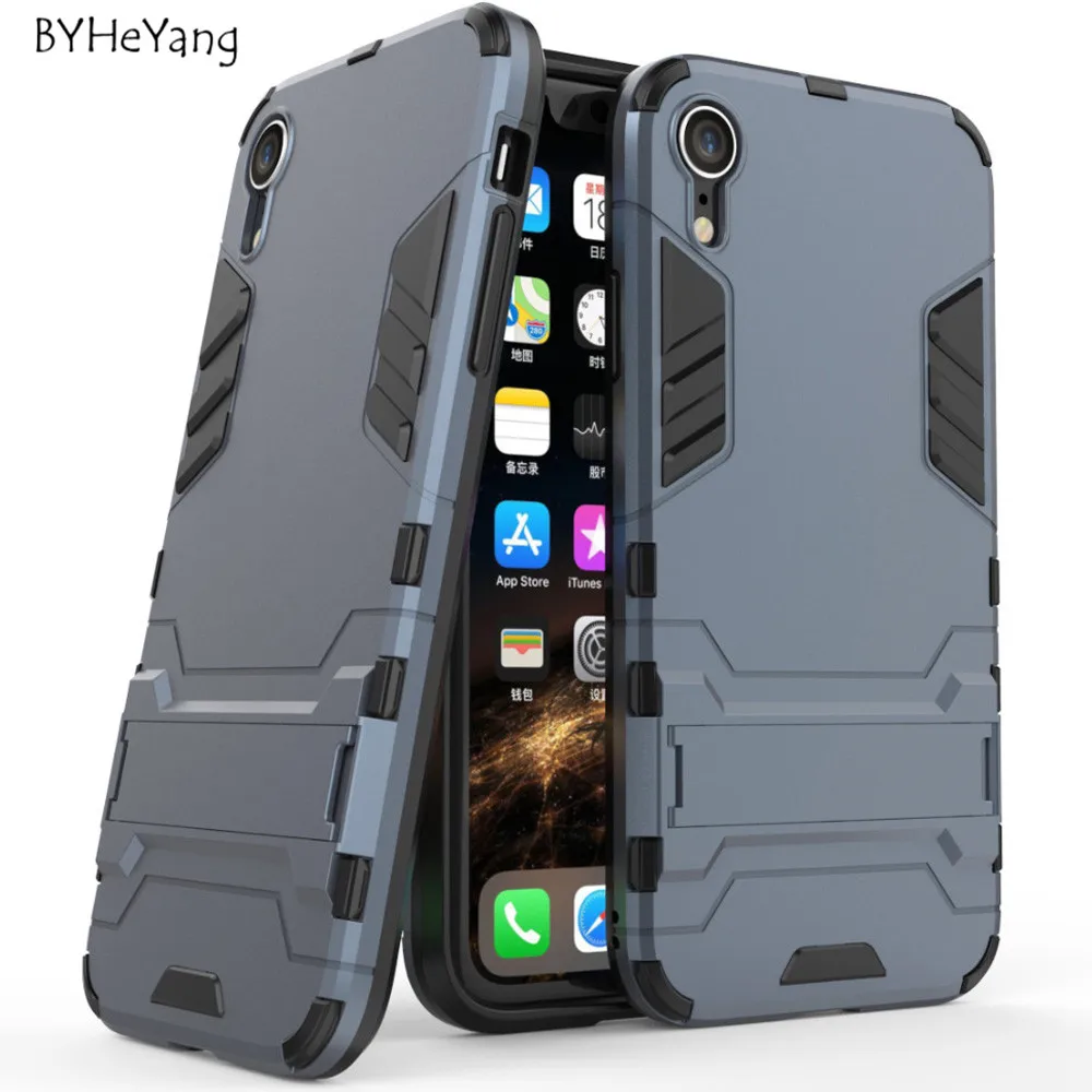 For Capa iPhone 9 Case For iPhone9 Cover Shockproof Robot Silicone ...