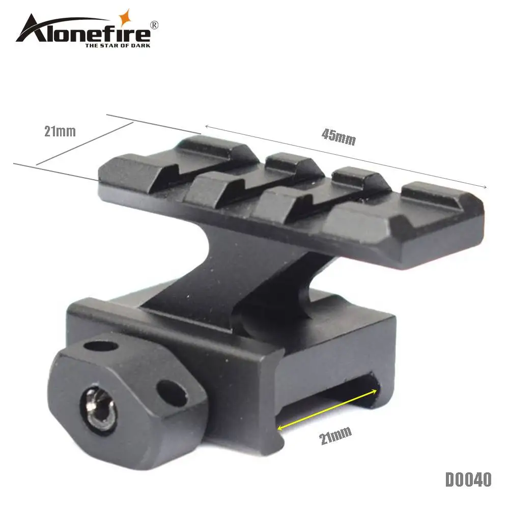 AloneFire D0040 Universal Tactical Pistol Scope Mount Weaver Picatinny ...
