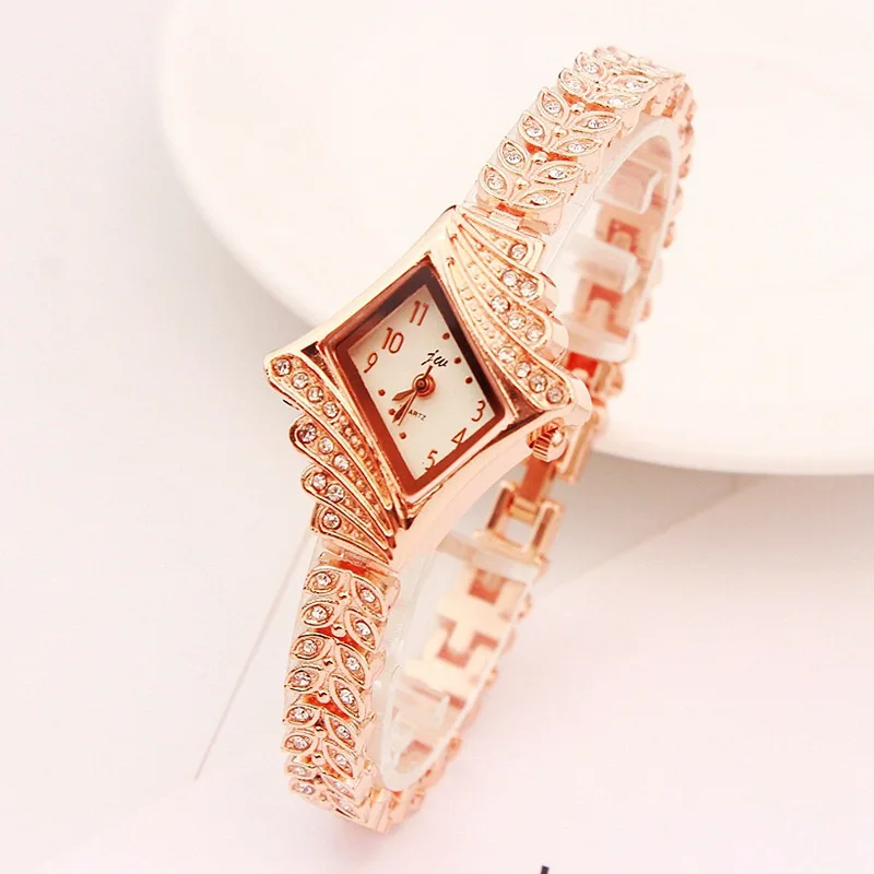 High Quality Luxurious Diamond Small Dial women quartz watch Fashion ...