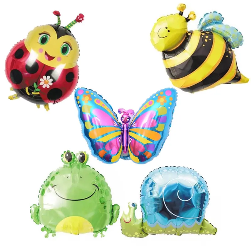 1 piece insect snails frog balloon bee butterfly Ladybug balloon for ...