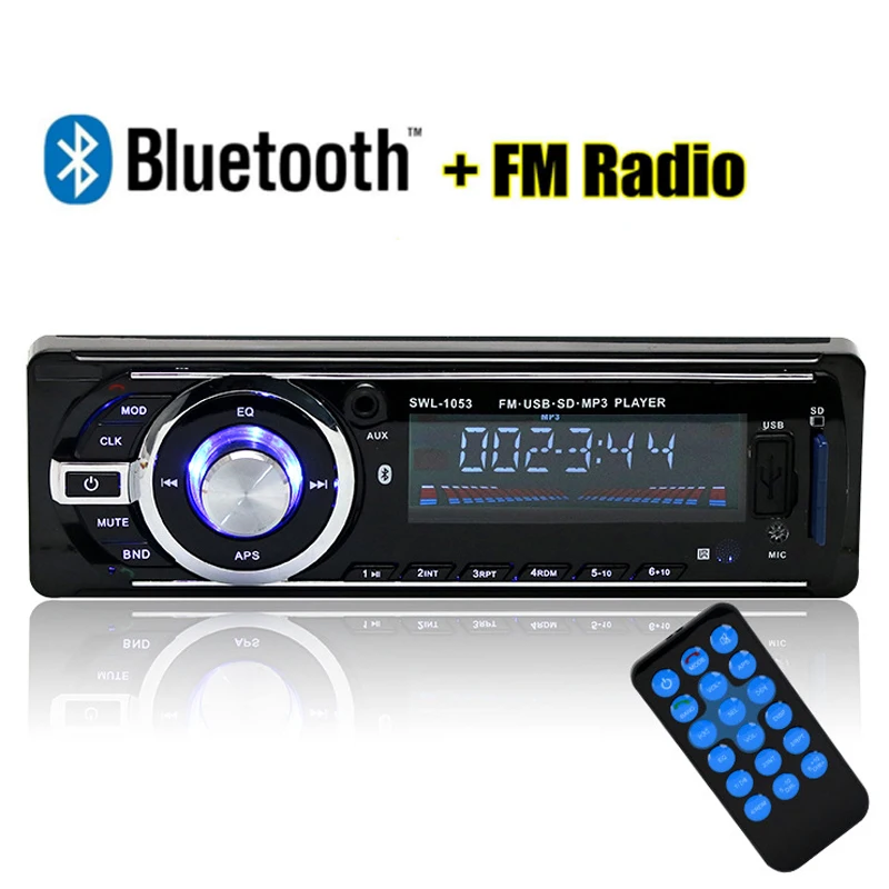 Autoradio Car Radio Auto Audio Stereo Mp3 Automotivo 1 Din Bluetooth ...
