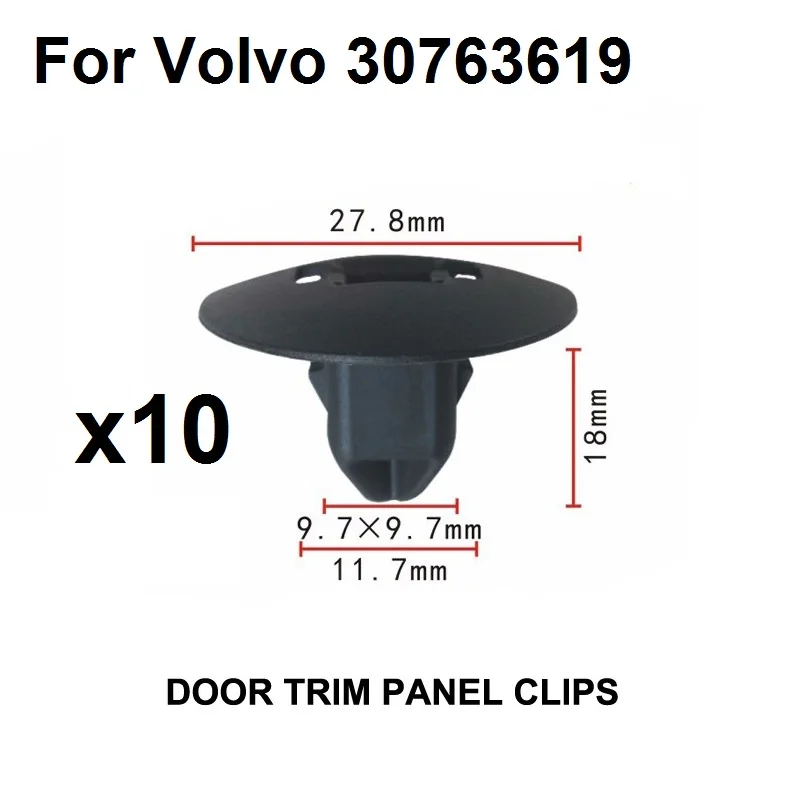 X10pcs For Volvo Oem 08-16 Xc70 Front Bumper Grille-deflector Panel ...
