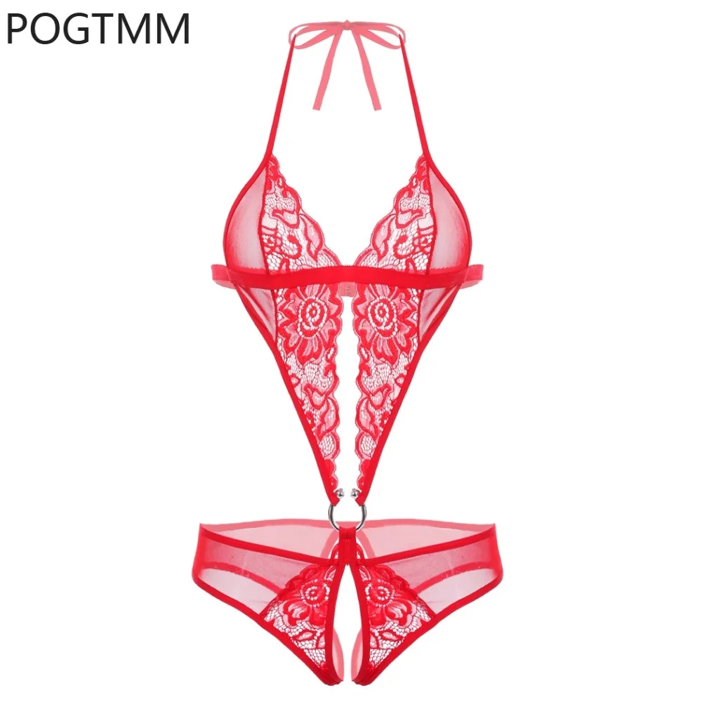 Buy Women Sexy Costume Sleeveless Teddies Bodysuits