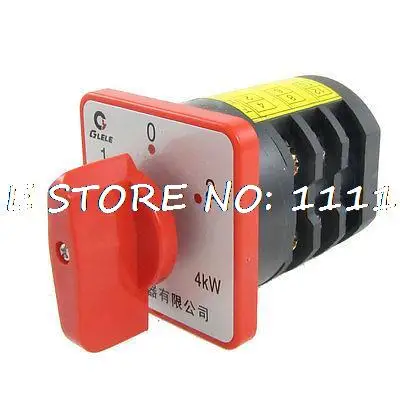 AC 380V 20A Amps ON/OFF/ON Rotary Cam Universal Changeover Switch HZ5 ...