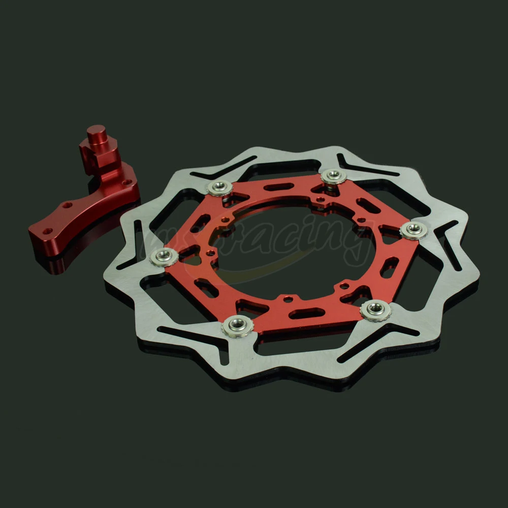 CNC 270MM Motorcycle Front Floating Brake Disc & Caliper Bracket ...