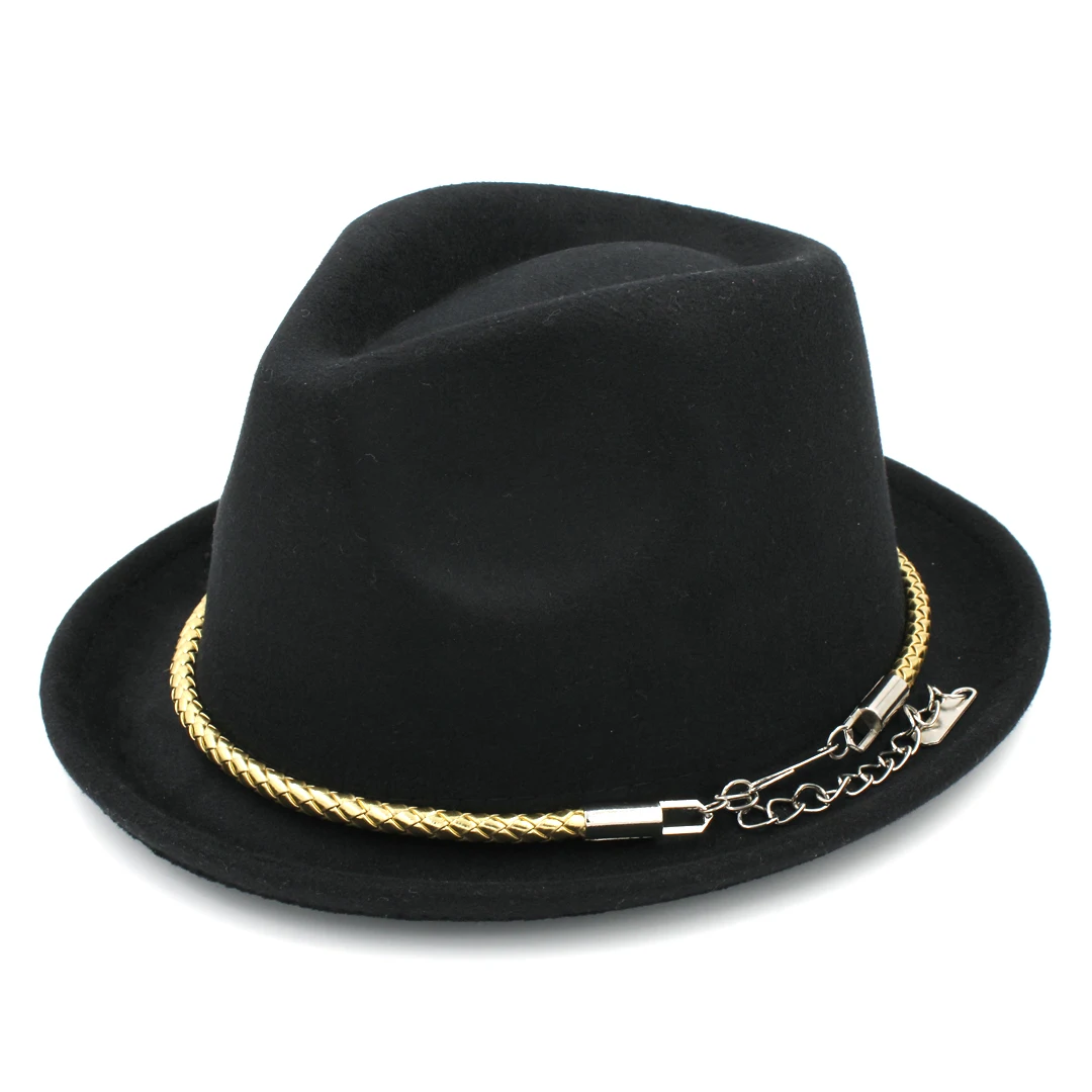 Mistdawn hombres de las mujeres de fieltro Fedora Cap Trilby sombrero ...