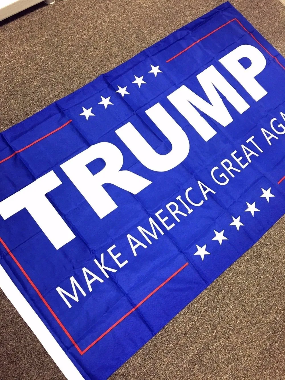 Bandera estadounidense de 90x150 cm, Bandera de TRUMP para el ...