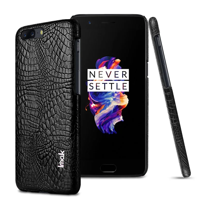 Oneplus 5 Case One Plus 5 Cover Original IMAK Crocodile Pattern Luxury ...