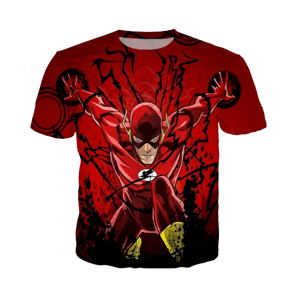 LIASOSO the Flash T Shirt Casual in men's tshirts Comics Sheldon The ...