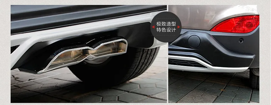 Fit For Hyundai Ix35 2009-2017 Led Front+ Rear Bumper Diffuser Bumpers ...